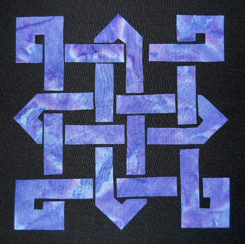 Celtic Knot Block 2 Quilt Applique Pattern Design PDF - Etsy