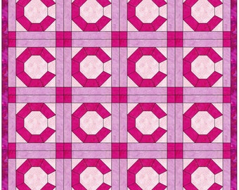 Letter R Quilt Paper Piece Foundation Quilting Block Pattern | Etsy