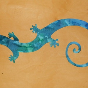 Easy Lizard Quilt Applique Pattern Design - Etsy