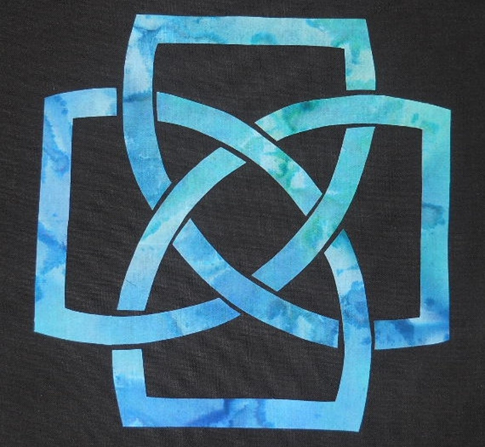 Simple Easy Celtic Knot Quilt Applique Pattern Design PDF - Etsy