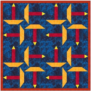 Candle Quilt Paper Piece Foundation Quilting Block Pattern PDF - Etsy