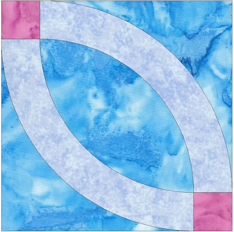 simple-wedding-ring-quilt-template-quilting-block-pattern-pdf-etsy
