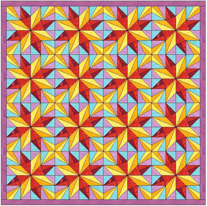 Star Quilt Template 15 Inch Block Pattern PDF | Etsy