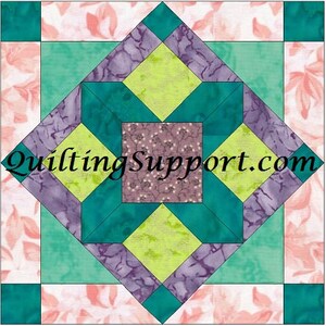 Windows Quilt 15 Inch Block Set of 4 Quilt Template Quilting Block ...
