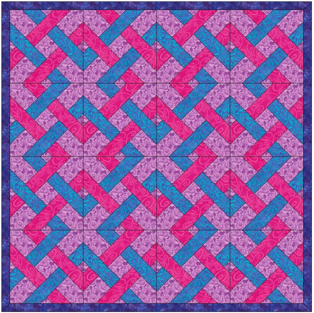 Celtic Knot Chain Quilt Templates Quilting Block Pattern - Etsy