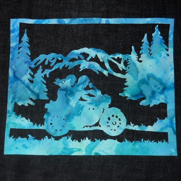 Motorcycle Quilt Pattern - Etsy