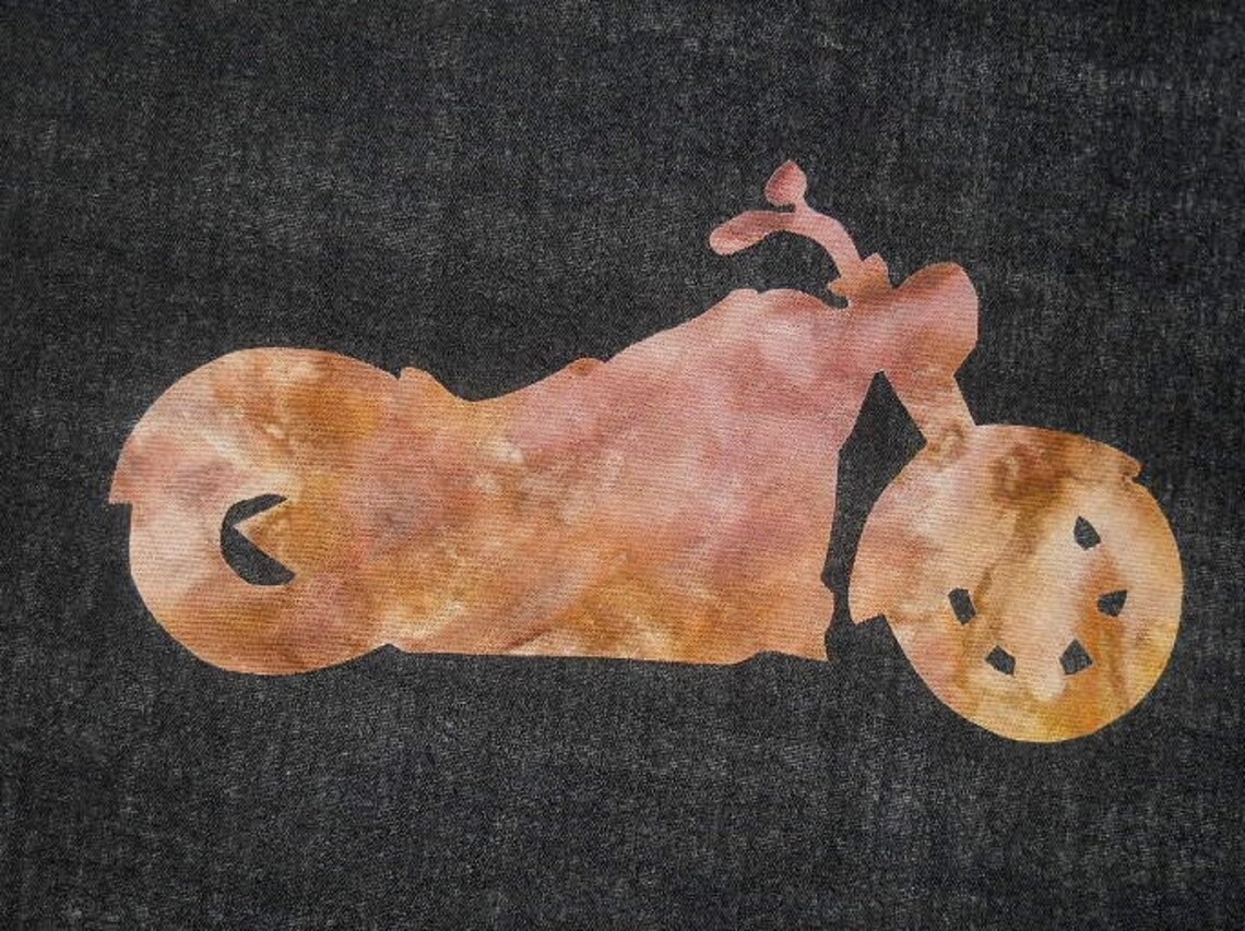Motorcycle Quilt Applique Pattern Design set 1 | Etsy