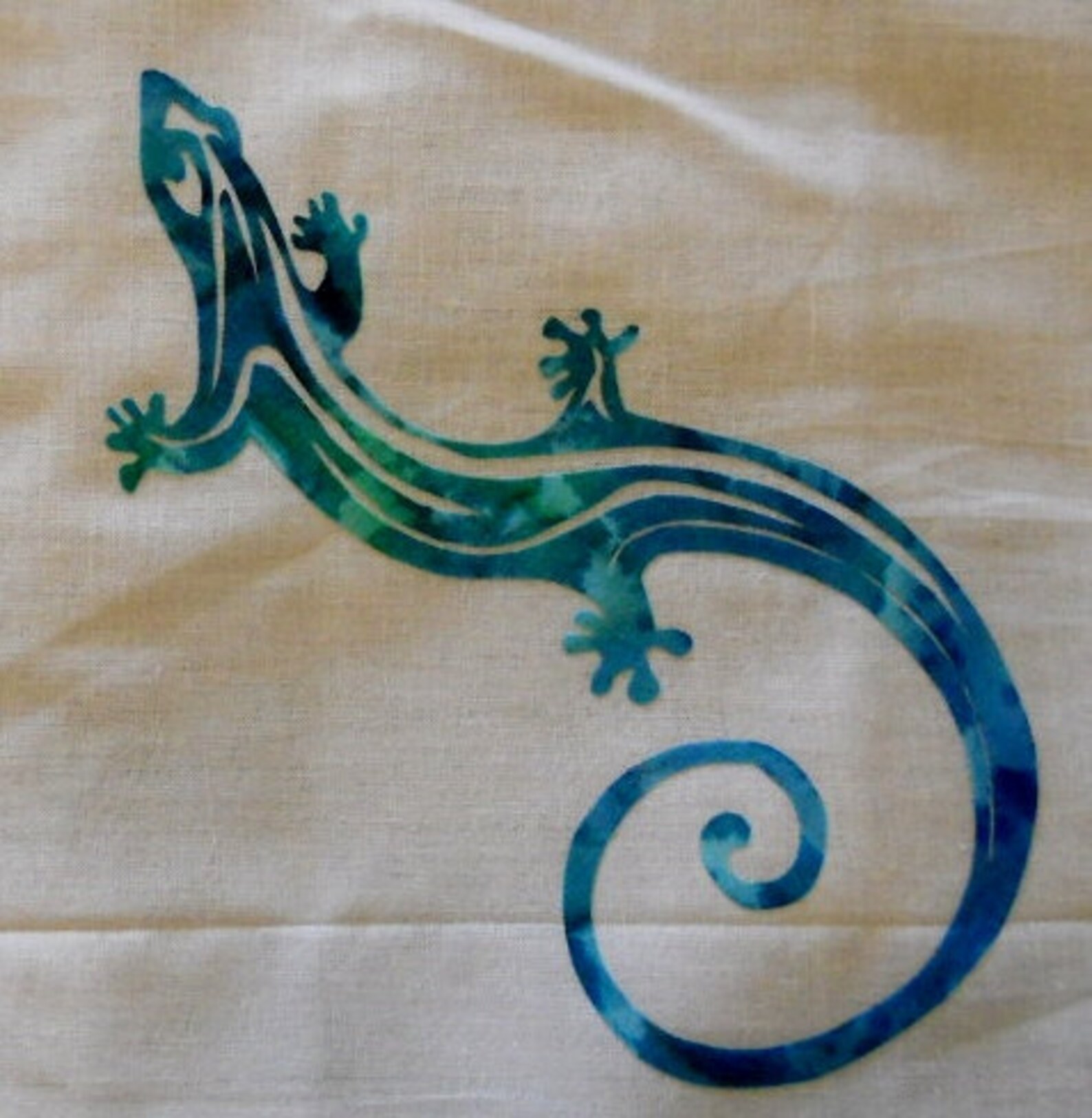 Easy Lizard Quilt Applique Pattern Design | Etsy