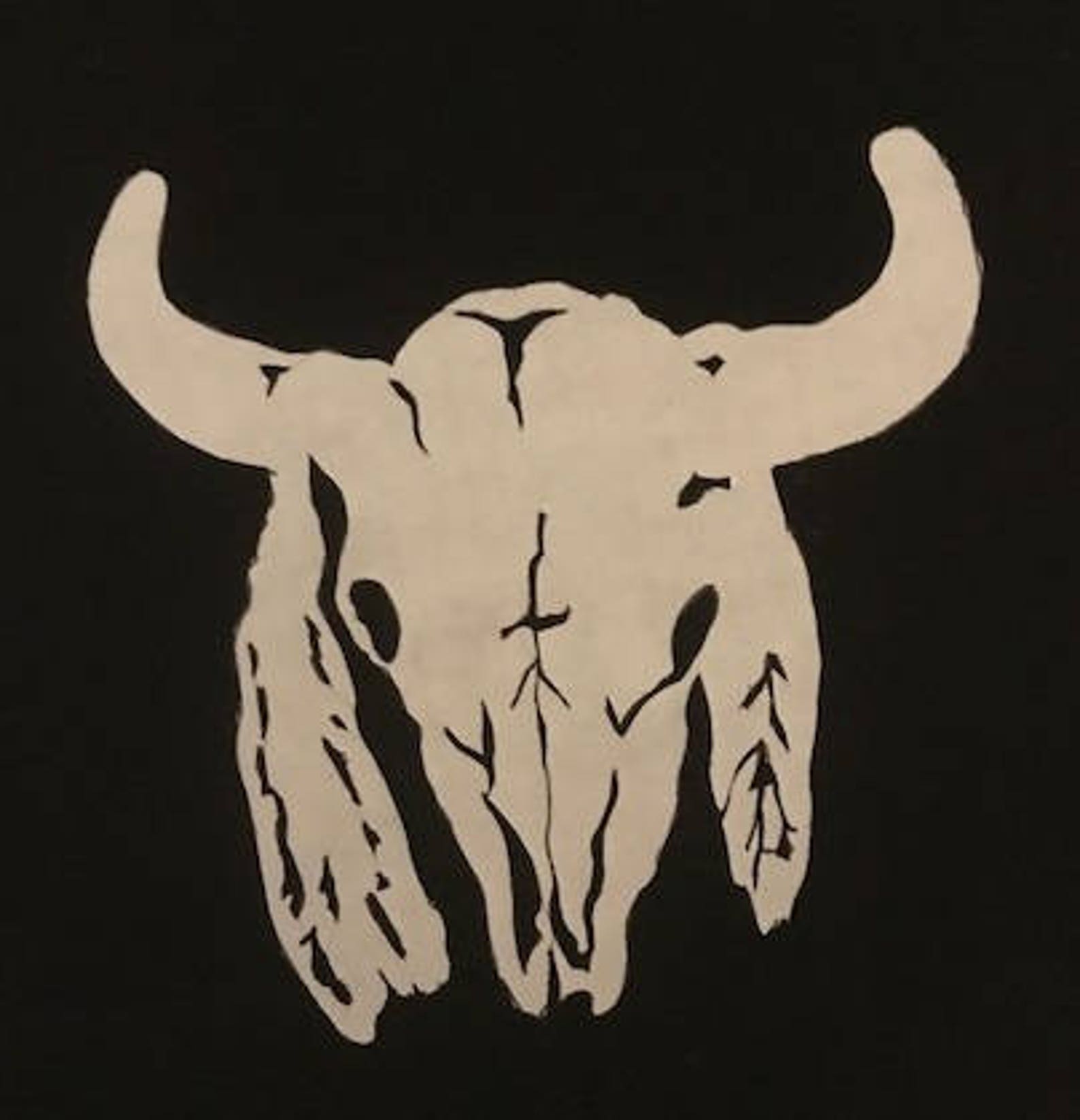 Buffalo Skull Quilt Applique Pattern Design - Etsy