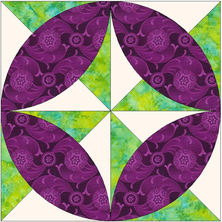 Grist Mill Template Quilt Block Pattern PDF - Etsy