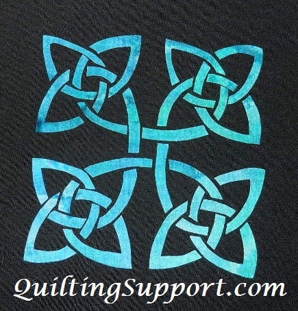 Easy Celtic Knot 4 Block Set Quilt Applique Patterns Designs - Etsy