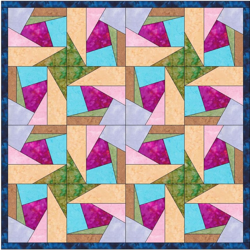 Crazy Patch 15 Quilt Paper Piecing Foundation Piecing Quilting - Etsy