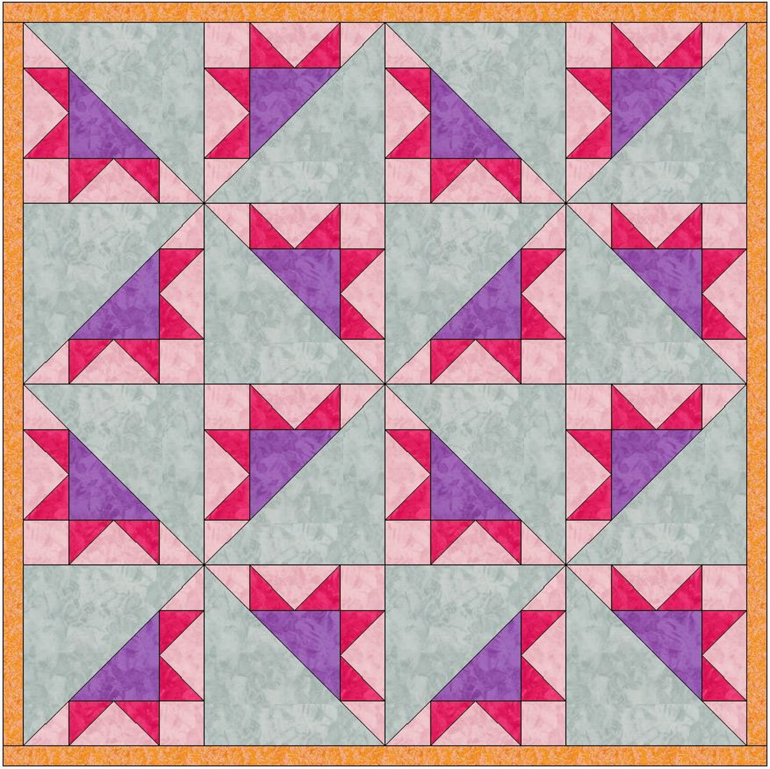 Half Variable Star Quilt Templates Quilting Block Pattern PDF - Etsy