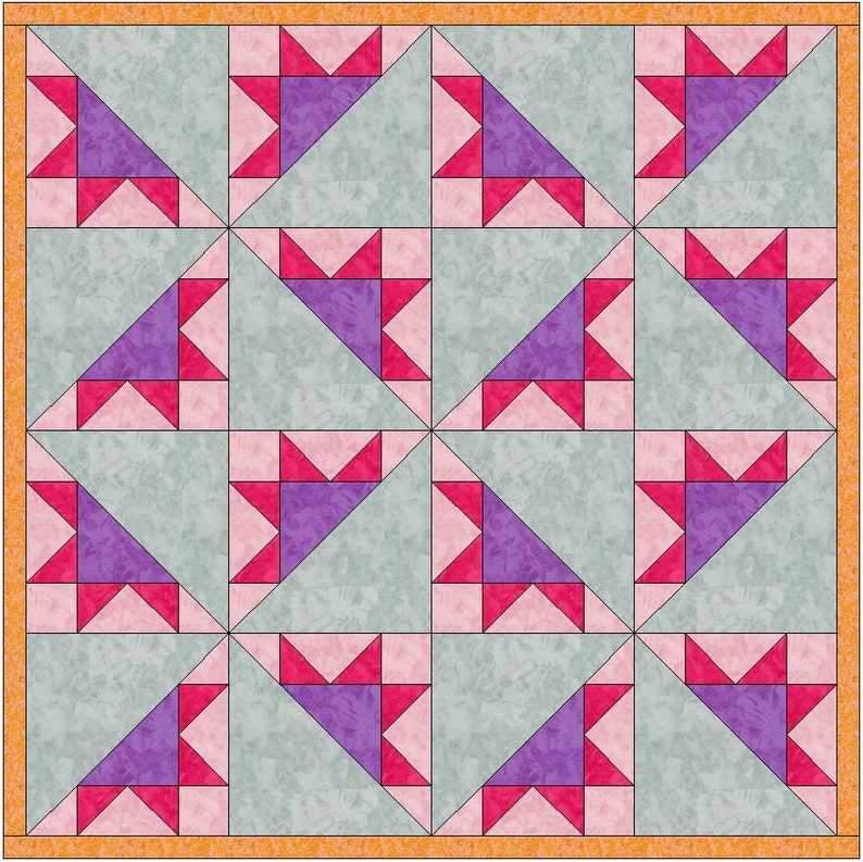 Half Variable Star Quilt Templates Quilting Block Pattern PDF | Etsy