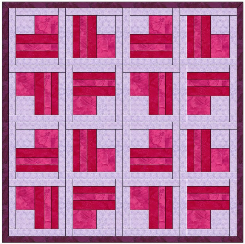 On-point Heart 2 Quilt Paper Piece Foundation Quilting Block - Etsy