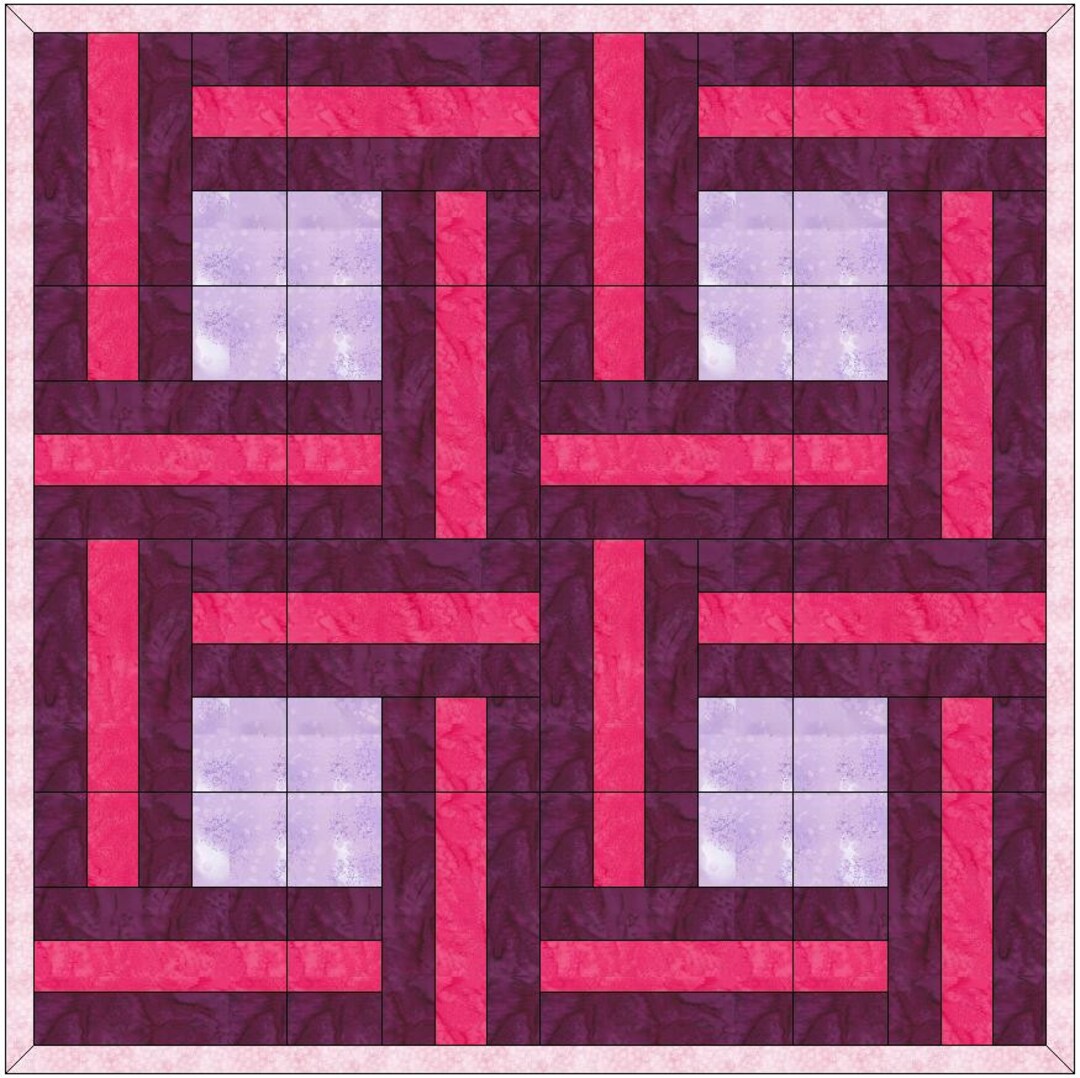 On-point Heart Quilt Paper Piece Foundation Quilting Block Pattern - Etsy