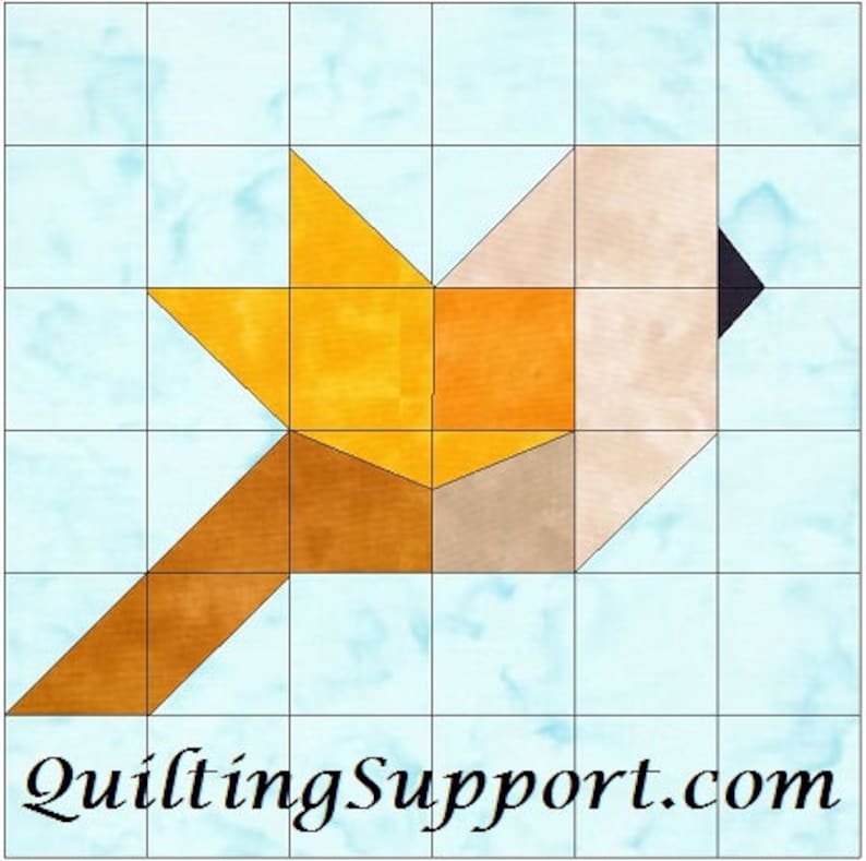 Birds Quilt Block Patterns: Paper Foundation Piecing (PDF) - Etsy
