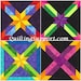 Hunter Star Quilt Set 1 - 10 Inch Paper Foundation Piecing Quilting 4 ...