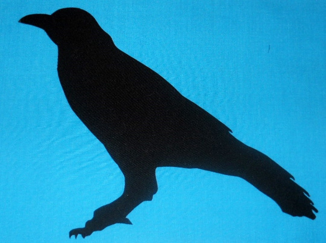 Crow Silhouette Quilt Applique Pattern Design - Etsy