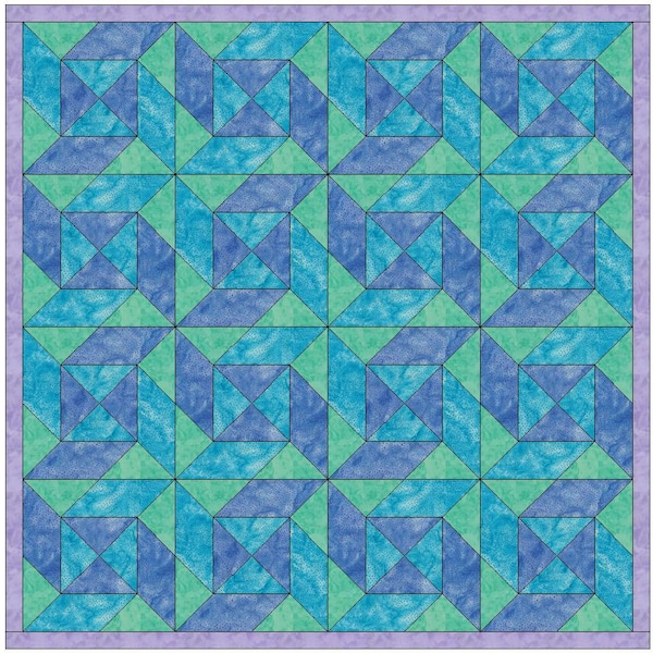 Twin Quilt Pattern - Etsy