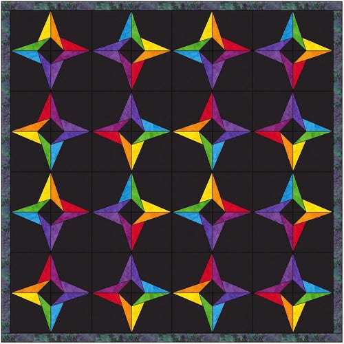 Wrapped Star Quilt 10 Inch Template Quilting Block Pattern PDF | Etsy