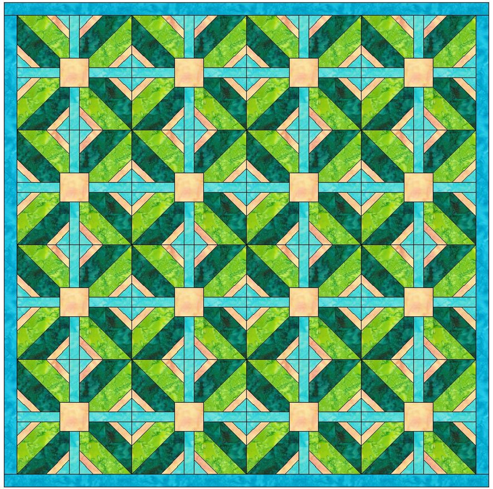 Burnham Cross Quilt Paper Piece Foundation Quilting Block - Etsy