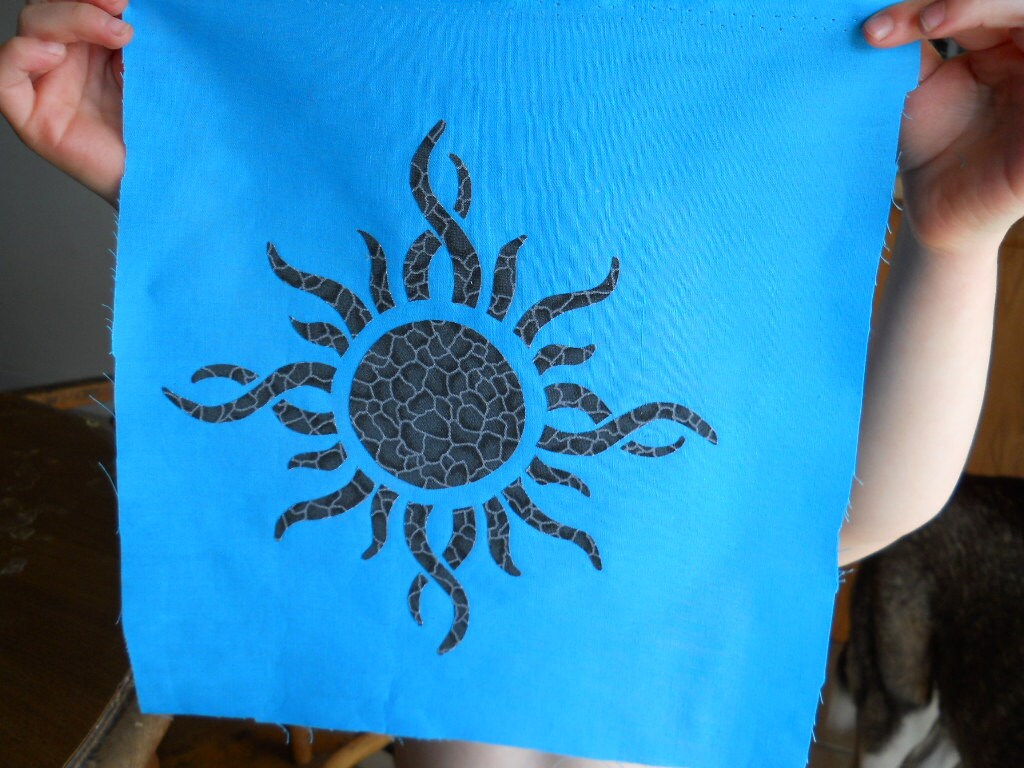 Celtic Sun Quilt Applique Pattern Design easy - Etsy