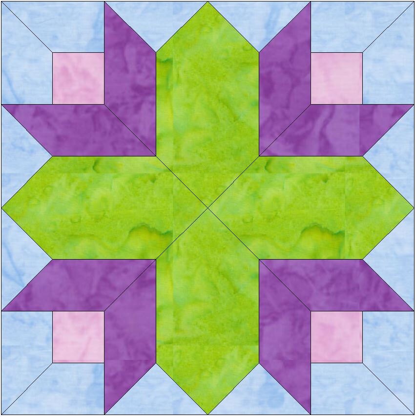 Windows Quilt 15 Inch Block Set of 4 Quilt Template Quilting - Etsy