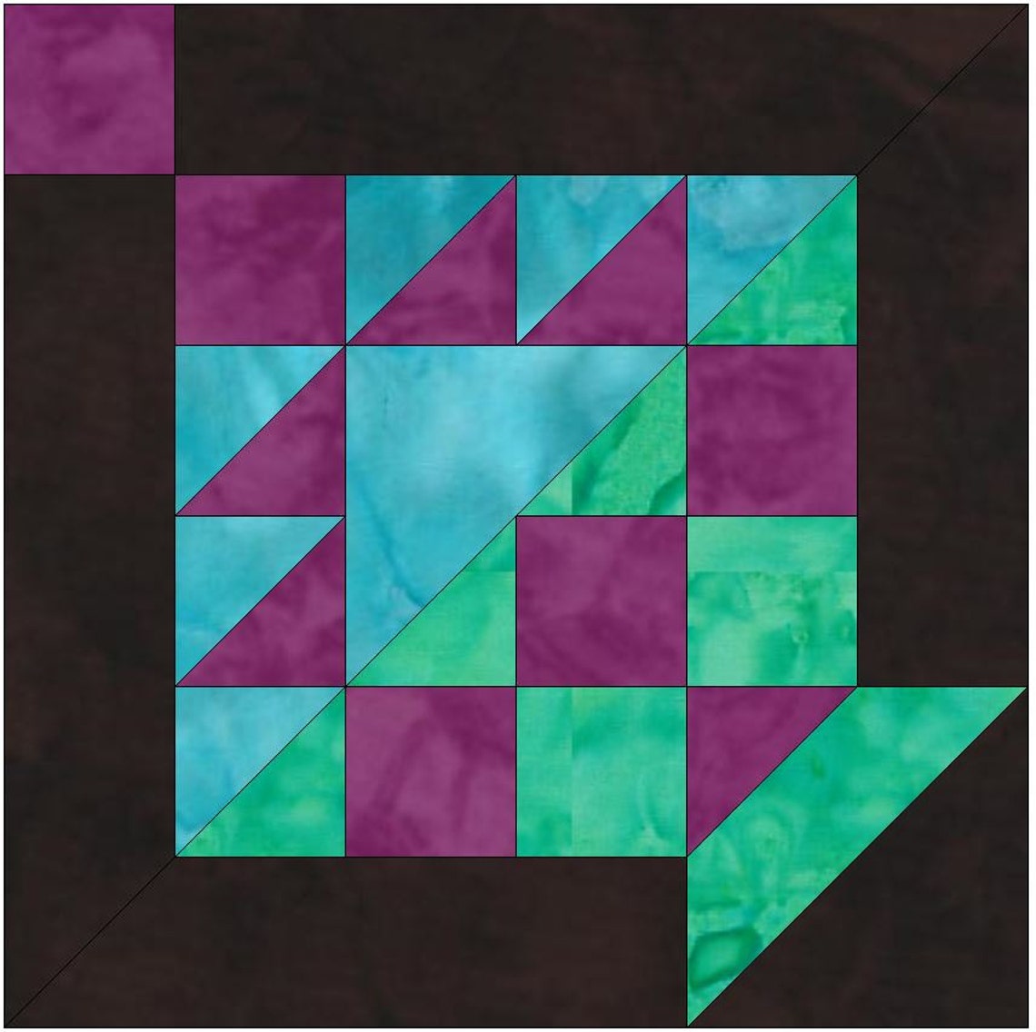 Basket Blocks Quilt 15 Inch Block Set of 4 Template Quilting | Etsy