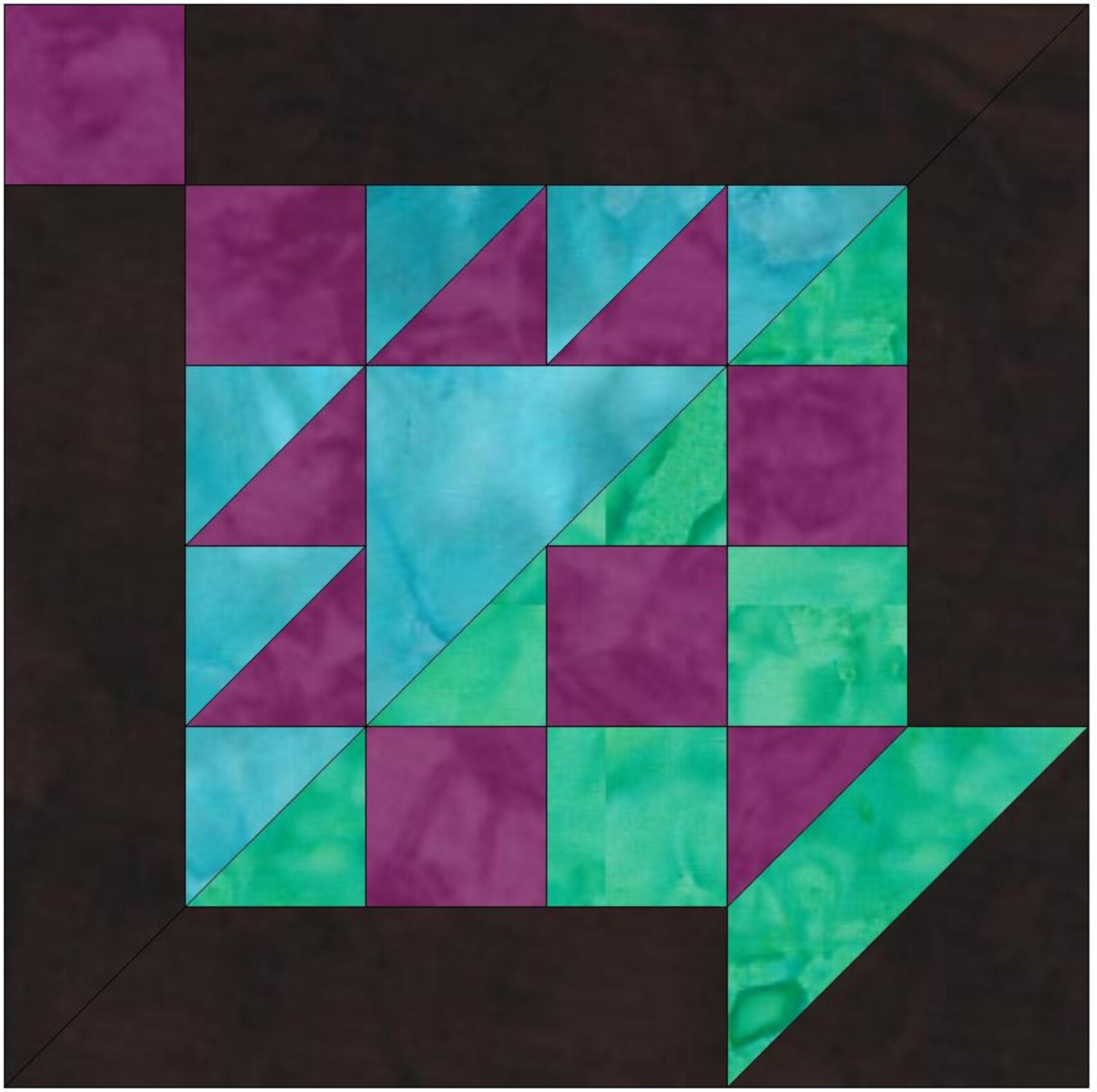 Basket Blocks Quilt 15 Inch Block Set of 4 Template Quilting | Etsy