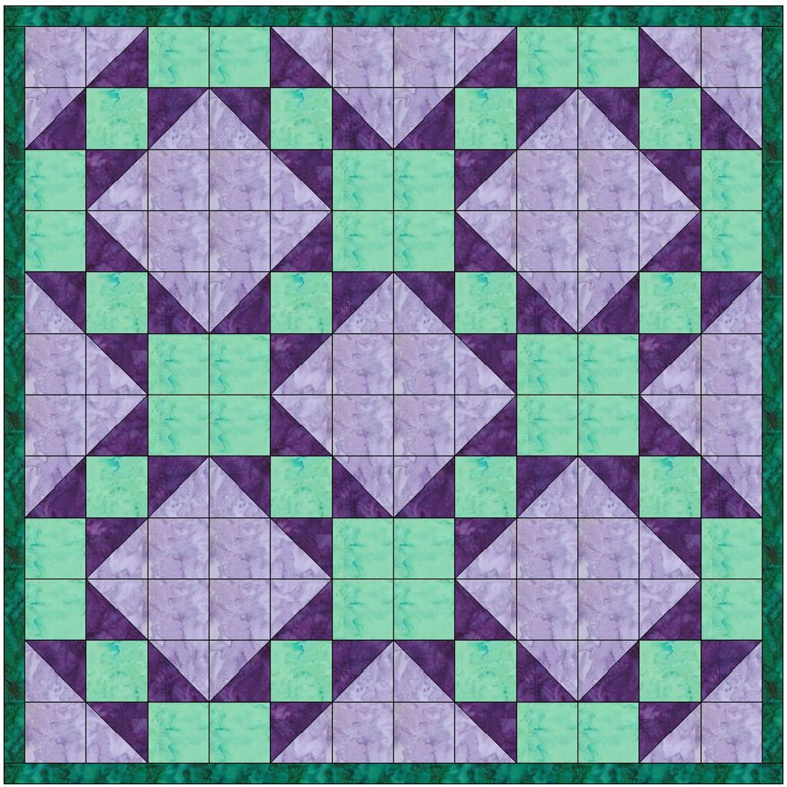 Road to California Quilt Paper Piece Foundation Quilting Block Pattern ...