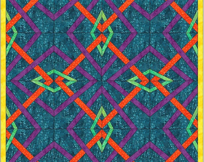 Celtic Diamond Quilt Pattern Digital File Download - Etsy Canada