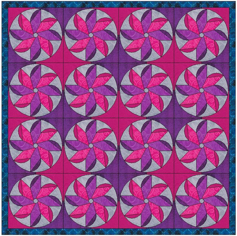 Star Dahlia Templates Quilting Block Pattern - Etsy