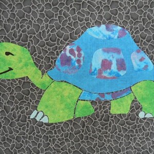 Cute Turtle Quilt Applique Pattern Design (easy) - Etsy