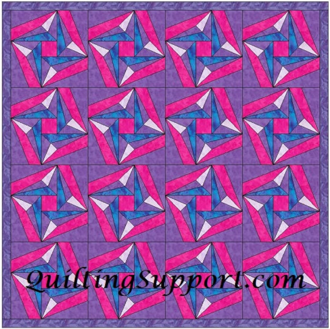 Alex Star Quilt Template 15 Inch Block Pattern PDF - Etsy