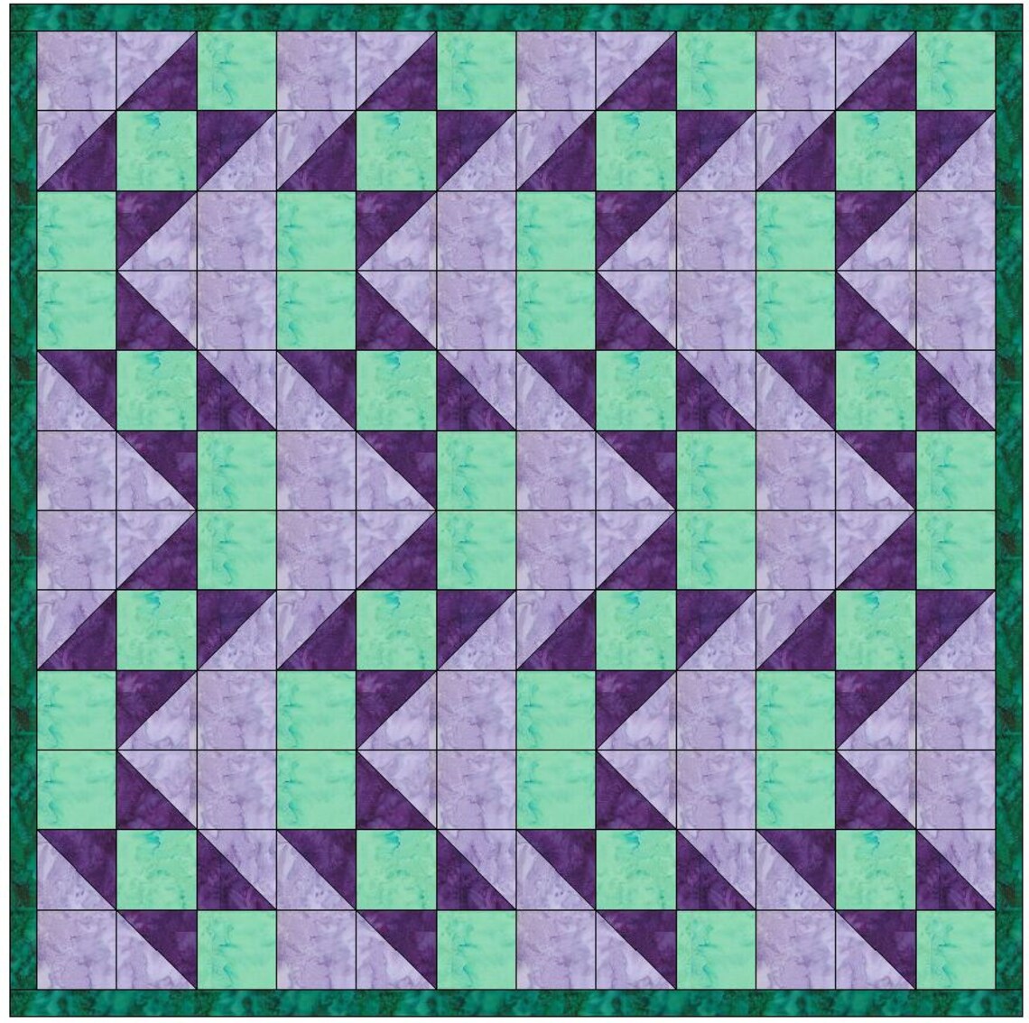 Road to California Quilt Paper Piece Foundation Quilting Block Pattern ...