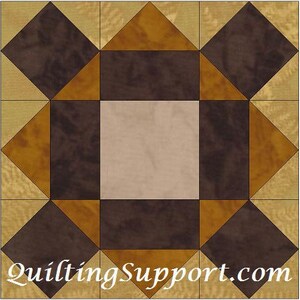 Sweet Stars Quilt 15 Inch Block Set of 4 Template Quilting Block ...