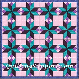 Diamond Star Quilt 15 Inch Template Quilting Block Pattern PDF - Etsy