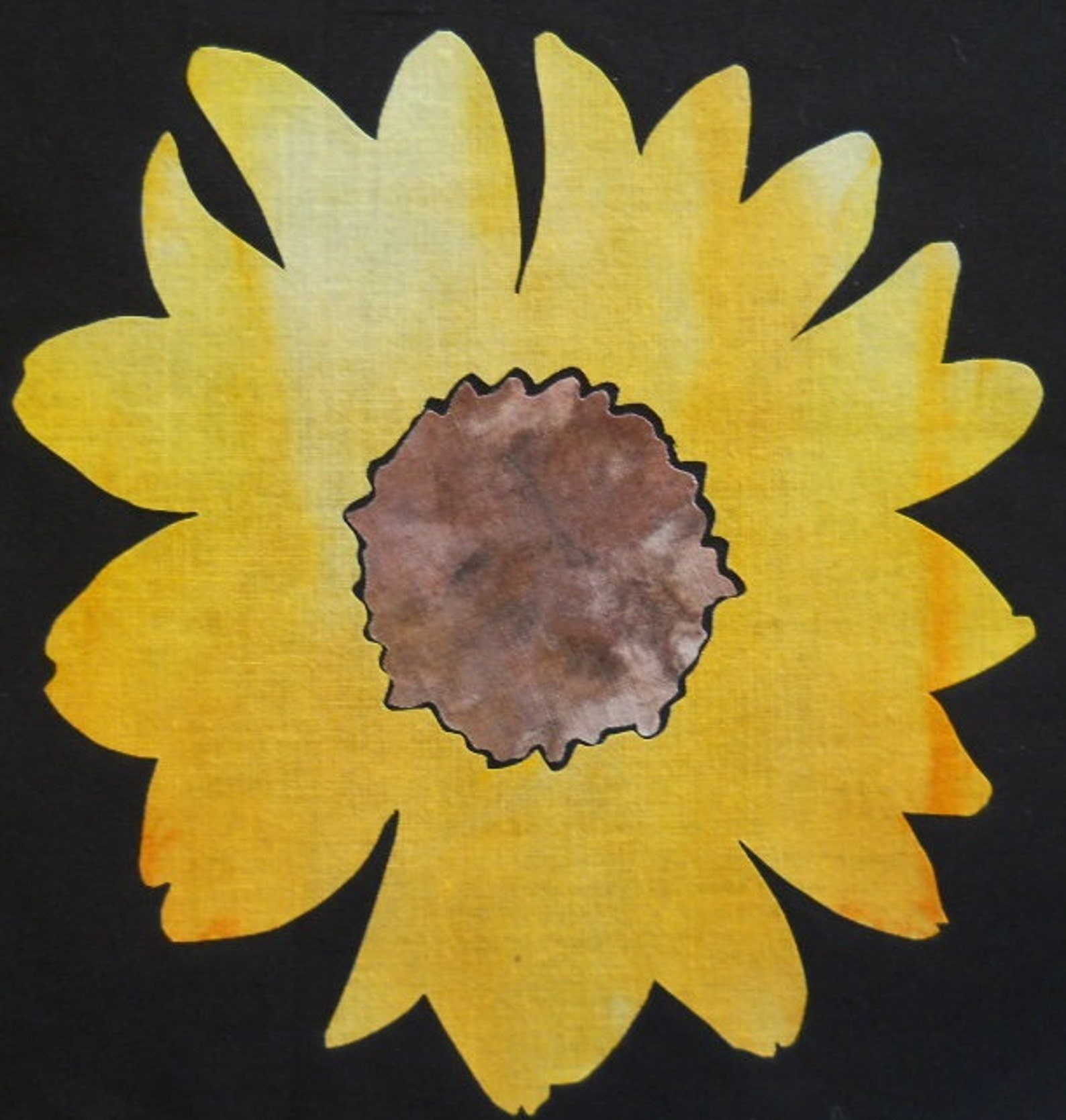 Sunflower Quilting Applique Pattern Design | Etsy