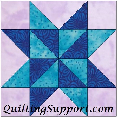 Classics Choice Chain Star Quilt 10 Inch Paper Piece | Etsy