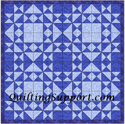 Snow Ride Quilt 10 Inch Paper Piece Foundation Quilting Block | Etsy