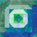 Diamond in a Square Quilt Log Cabin Paper Piece Foundation Quilting ...