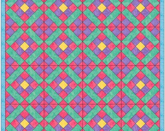 Roman Tile Quilt Pattern - Etsy