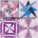 Tangled Stars Quilt Knot Chain Template Quilting Block Pattern PDF - Etsy