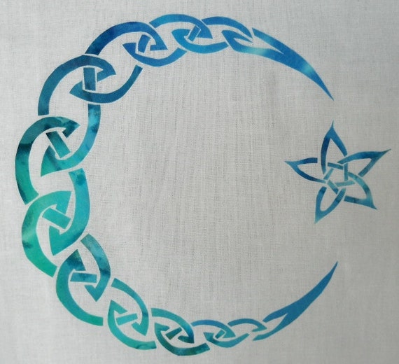 Celtic Knot Moon Tattoo