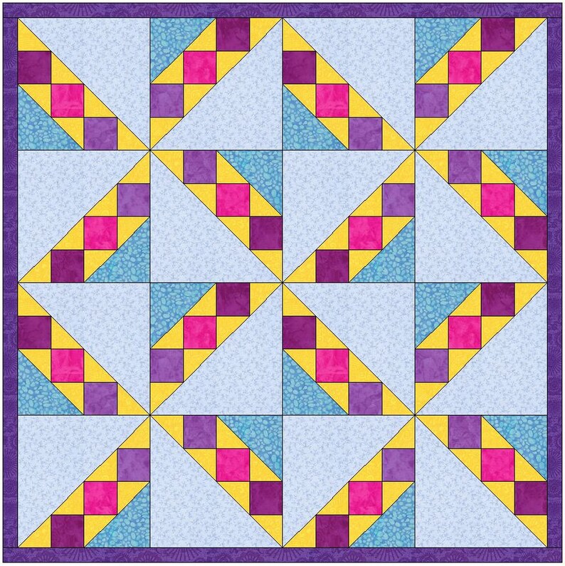Ladder 4 Quilt Templates Quilting Block Pattern PDF - Etsy