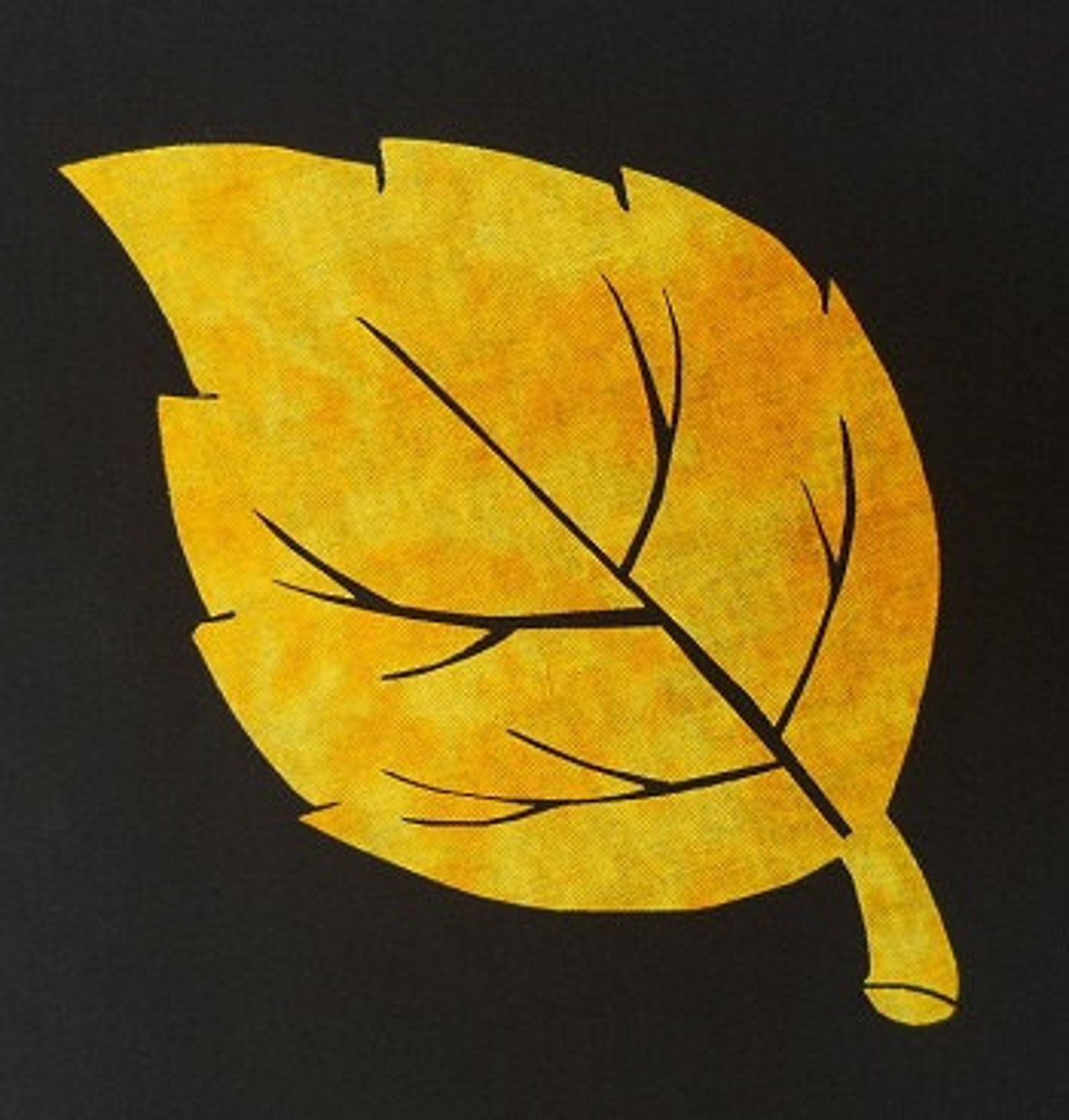 Aspen Leaf Quilt Applique Pattern Design - Etsy