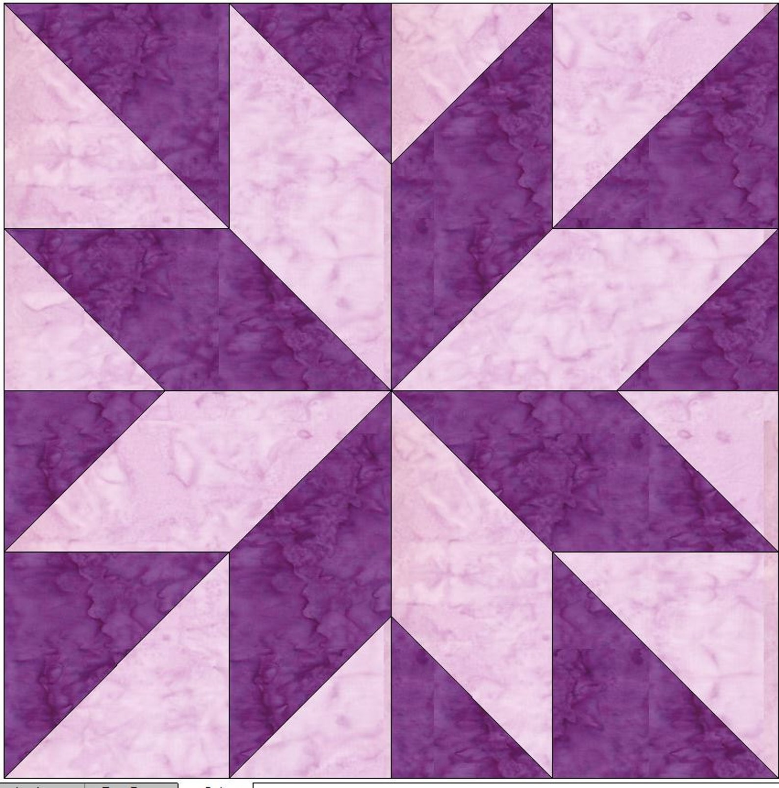 LM Star 4 - 8 Pointed Star Paper Piece Foundation Quilting Block ...