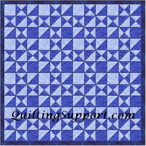 Snow Ride Quilt 10 Inch Paper Piece Foundation Quilting Block | Etsy