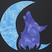 Wolf Moon Quilting Applique Pattern Design - Etsy